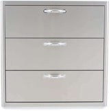 Blaze 30 Inch Triple Access Drawer SKU BLZ-30W-3DRW